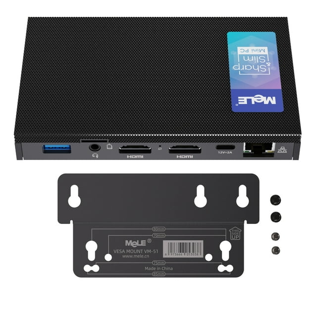 Free Shipping! MeLE Quieter3Q Fanless Mini PC, Intel Celeron N5105 ...