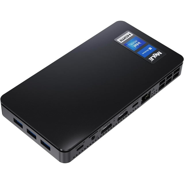 MeLE Slim Mini PC Overclock3C, Windows 11 Pro N5095 16GB 512GB 4K UHD ...