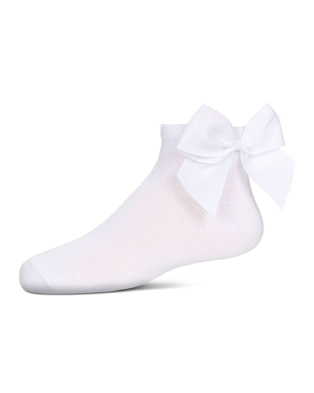 MeMoi Girls Bow-on-Back Cotton-Rich Anklet Sock - Girls - Female, 4 ...