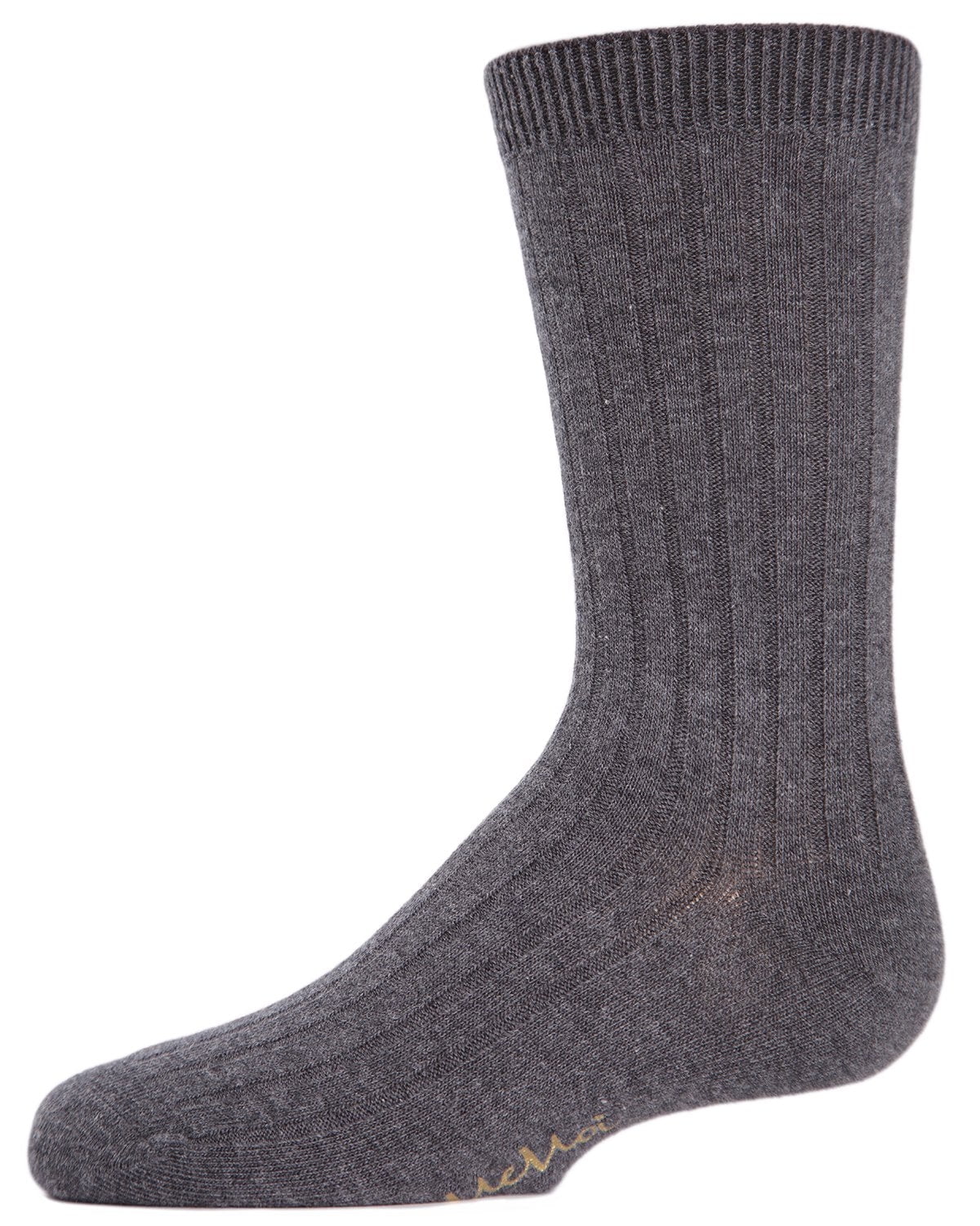 MeMoi Boys' Essential Ribbed Mercerized Cotton Crew Socks - Boys - Male ...