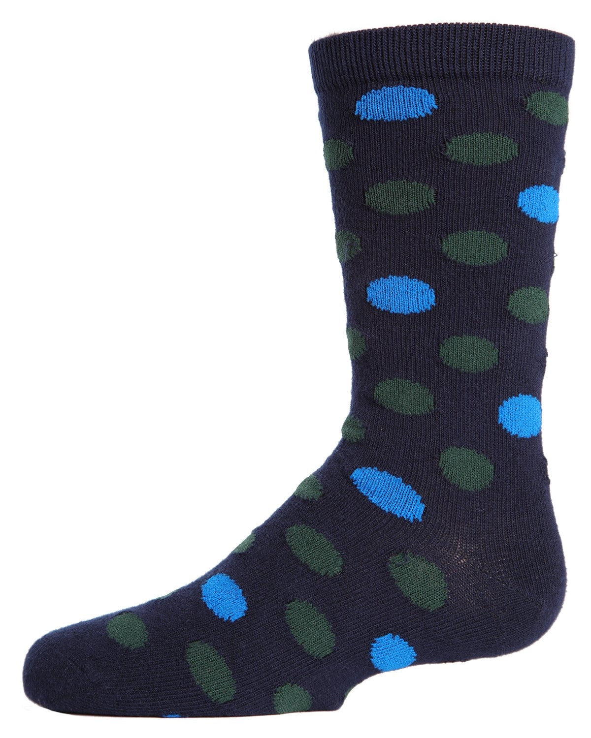 MeMoi Boys' Spots and Dots Ribbed Cotton Crew Socks - Boys - Male ...
