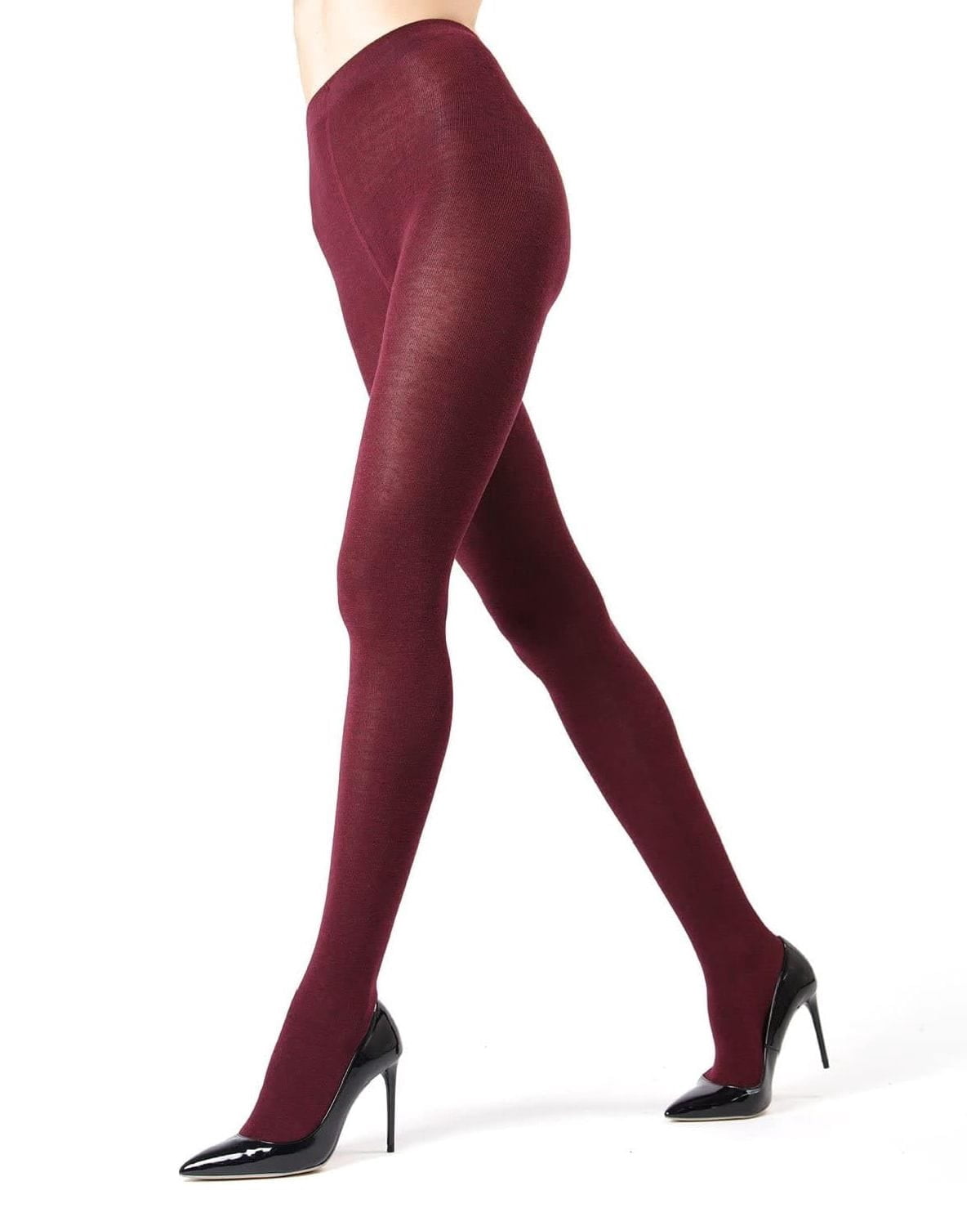 MeMoi Women's Brooklyn Flat Knit Cotton Blend Sweater Tights - Womens ...