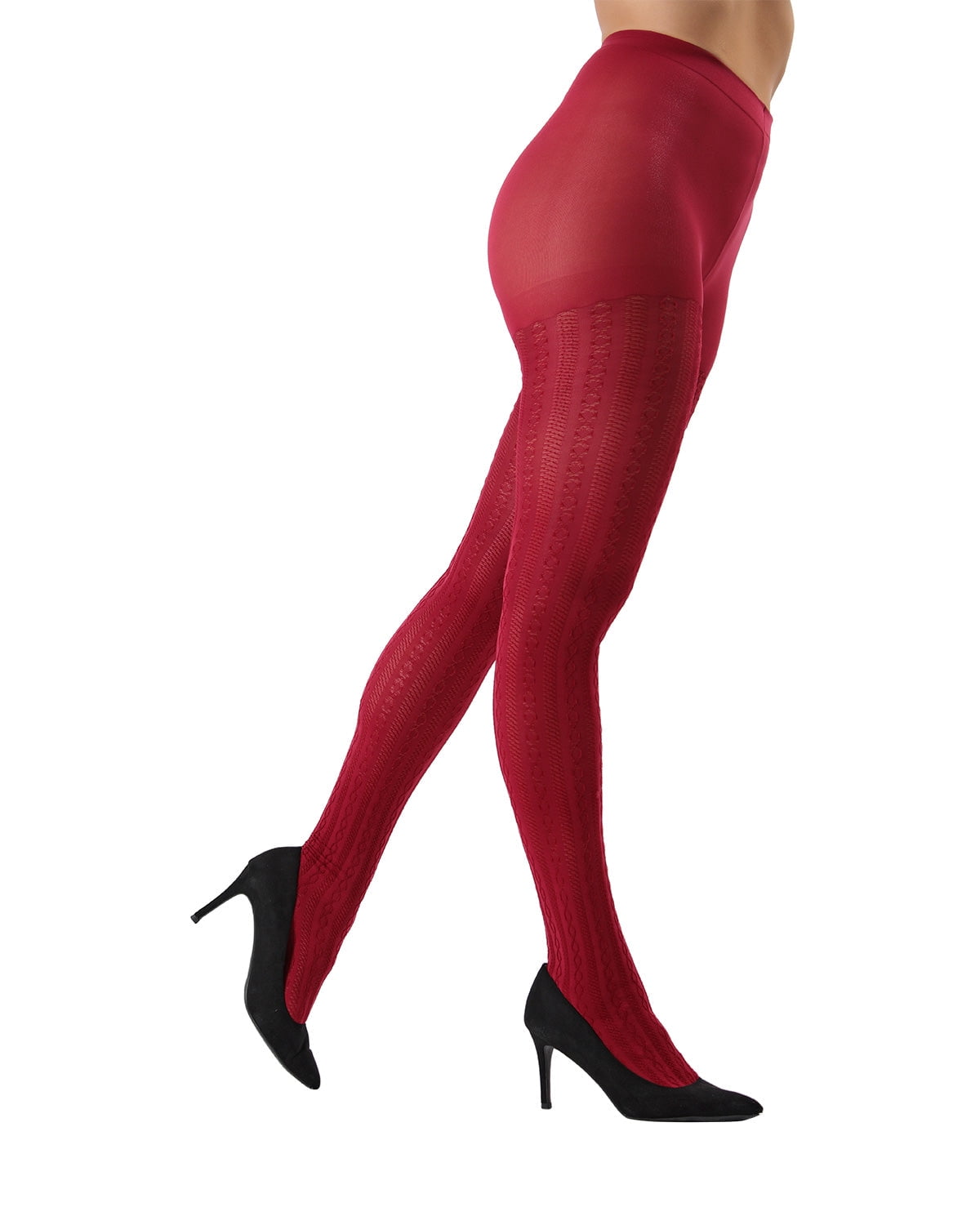 MeMoi Cable Link Breathable Opaque Tights - Womens - Female - Walmart.com