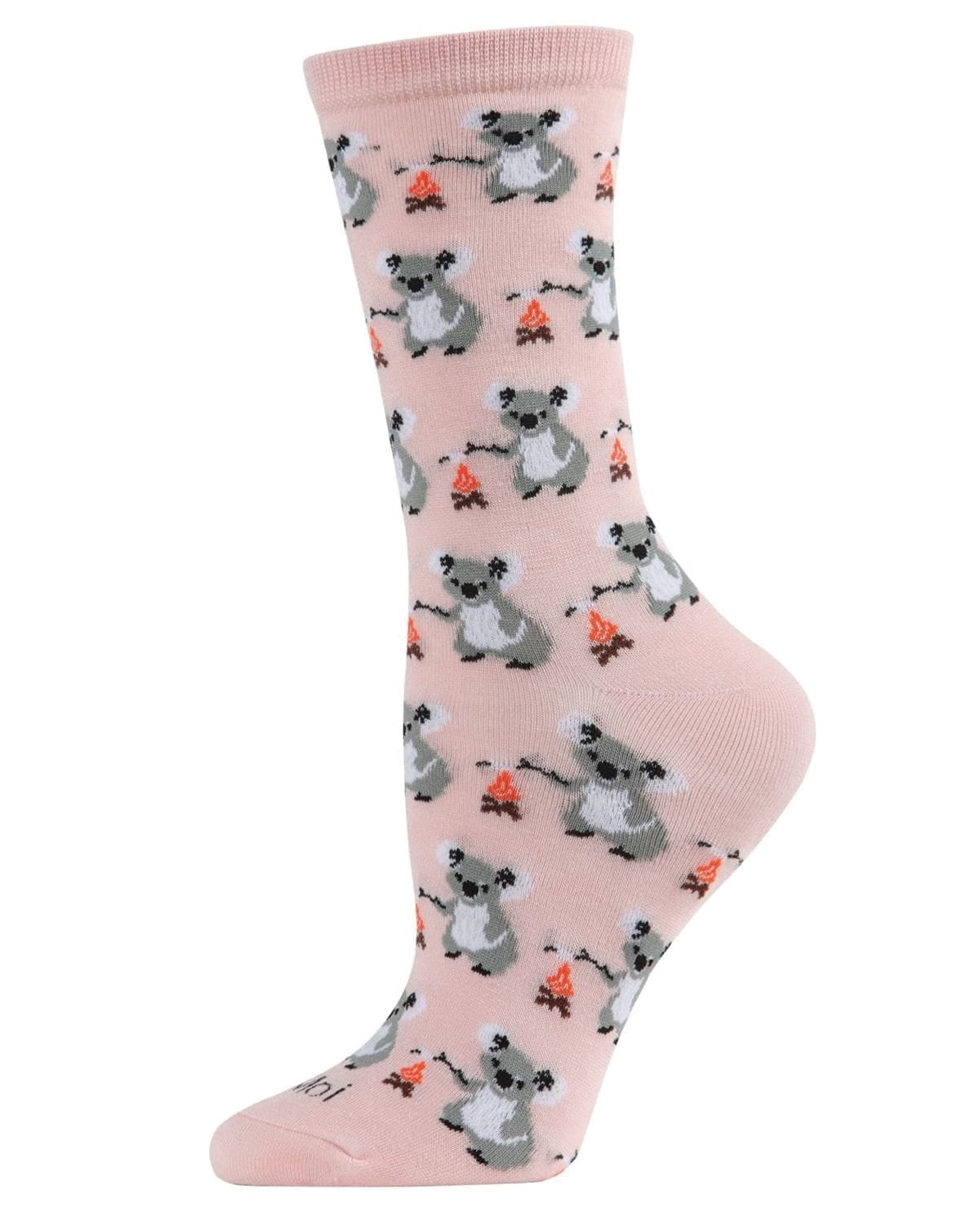 MeMoi Camping Koalas Bamboo Blend Crew Socks - Womens - Female, 9-11 ...