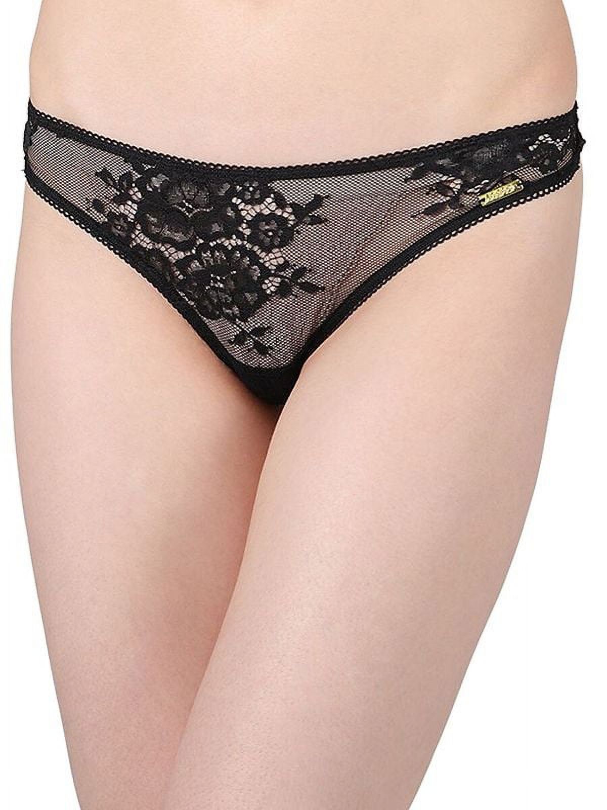 MeMoi Collection Women's Chantilly Floral Lace Scalloped No-Show Thong - Mens - Male - Walmart.com