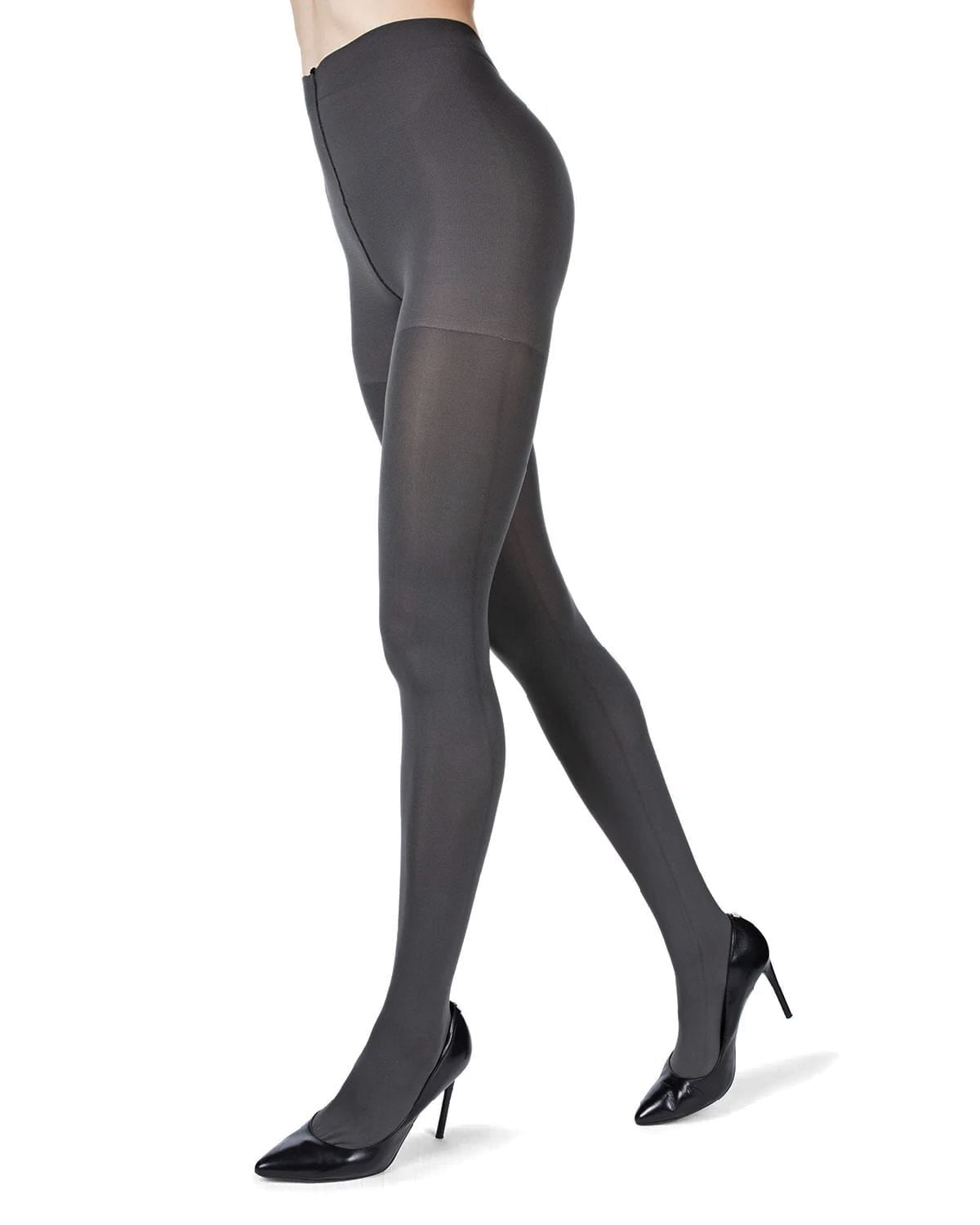 MeMoi Completely Opaque Control Top Tights - Womens - Female, Large/X ...