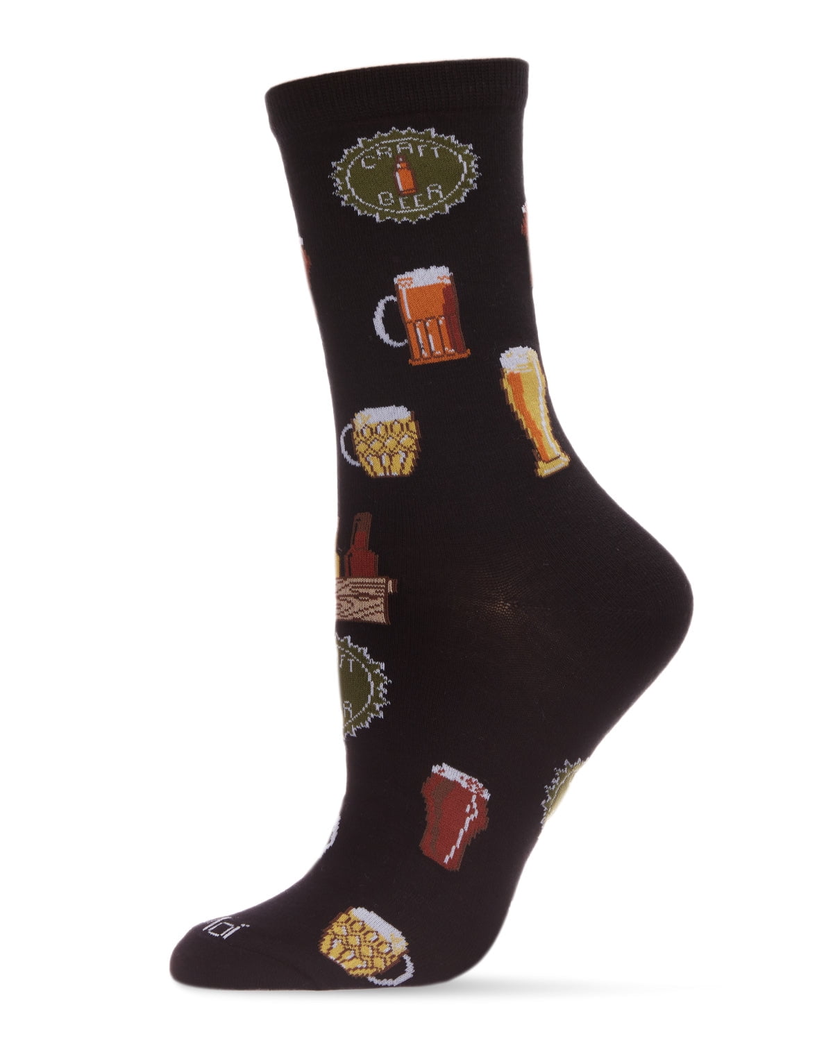 MeMoi Craft Beer Bamboo Blend Crew Sock - Mens - Male - Walmart.com