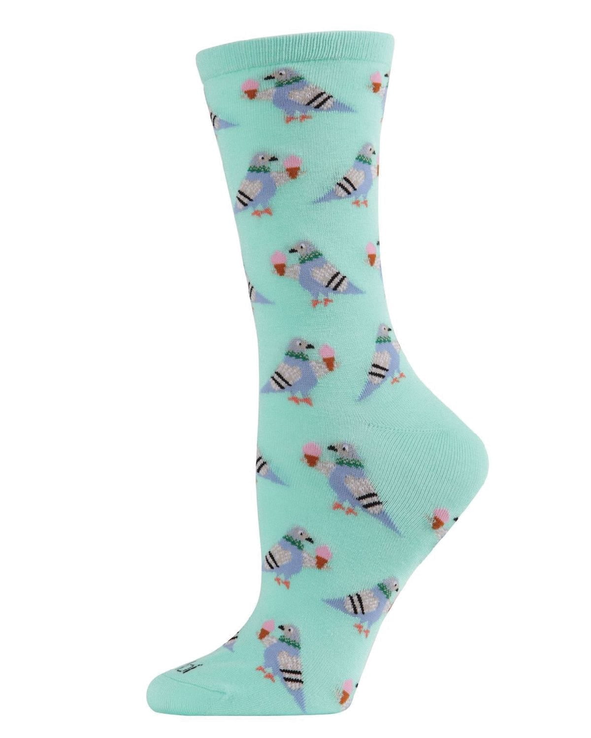 MeMoi Feed the NYC Pigeons Bamboo Blend Crew Socks - Mens - Male ...