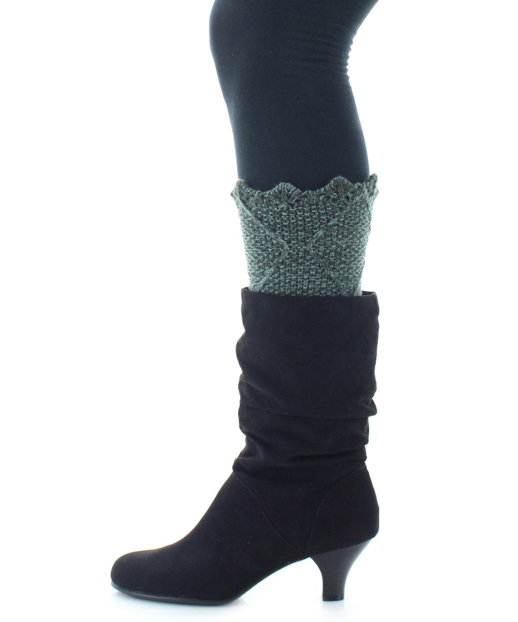 MeMoi Fiaba Diamond Knit Boot Toppers - Womens - Female - Walmart.com
