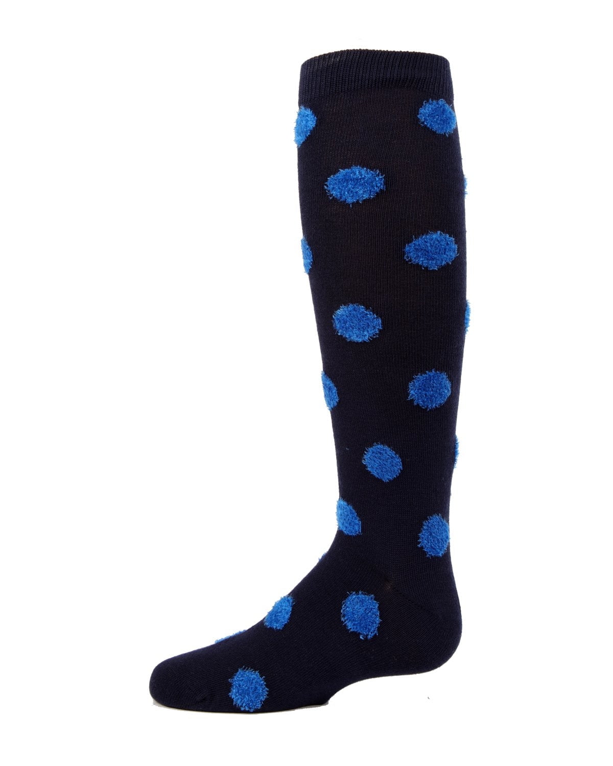 MeMoi Fun & Fuzzy Girls Polka Dot Cotton Blend Knee Socks - Girls ...