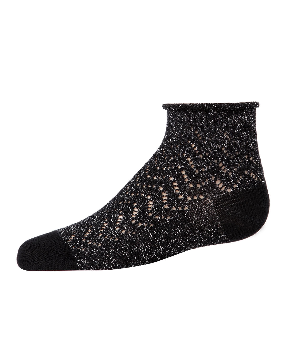 MeMoi Fuzzy Shimmer Cotton Blend Anklet Socks - Girls - Female, 10 ...