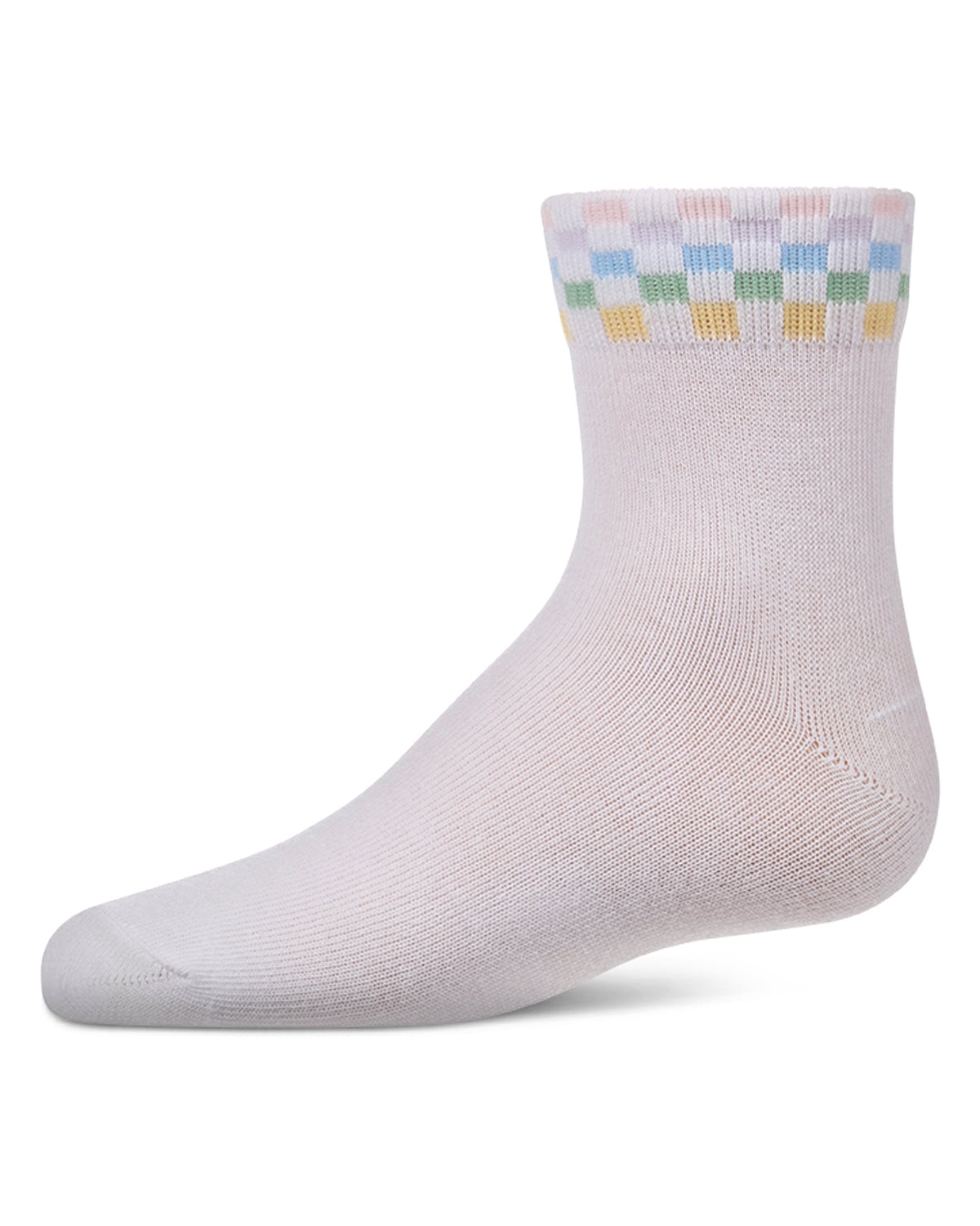 MeMoi Girls "Pastel Race Car"-Themed Cotton-Rich Crew Sock - Girls ...