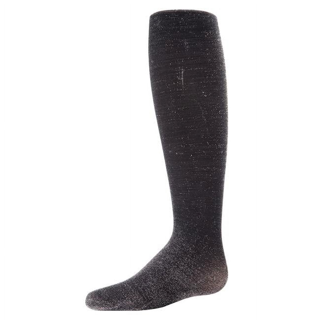 MeMoi Liquid Metal Shimmer Tights - Girls - Female, 12-14, Black Silver ...