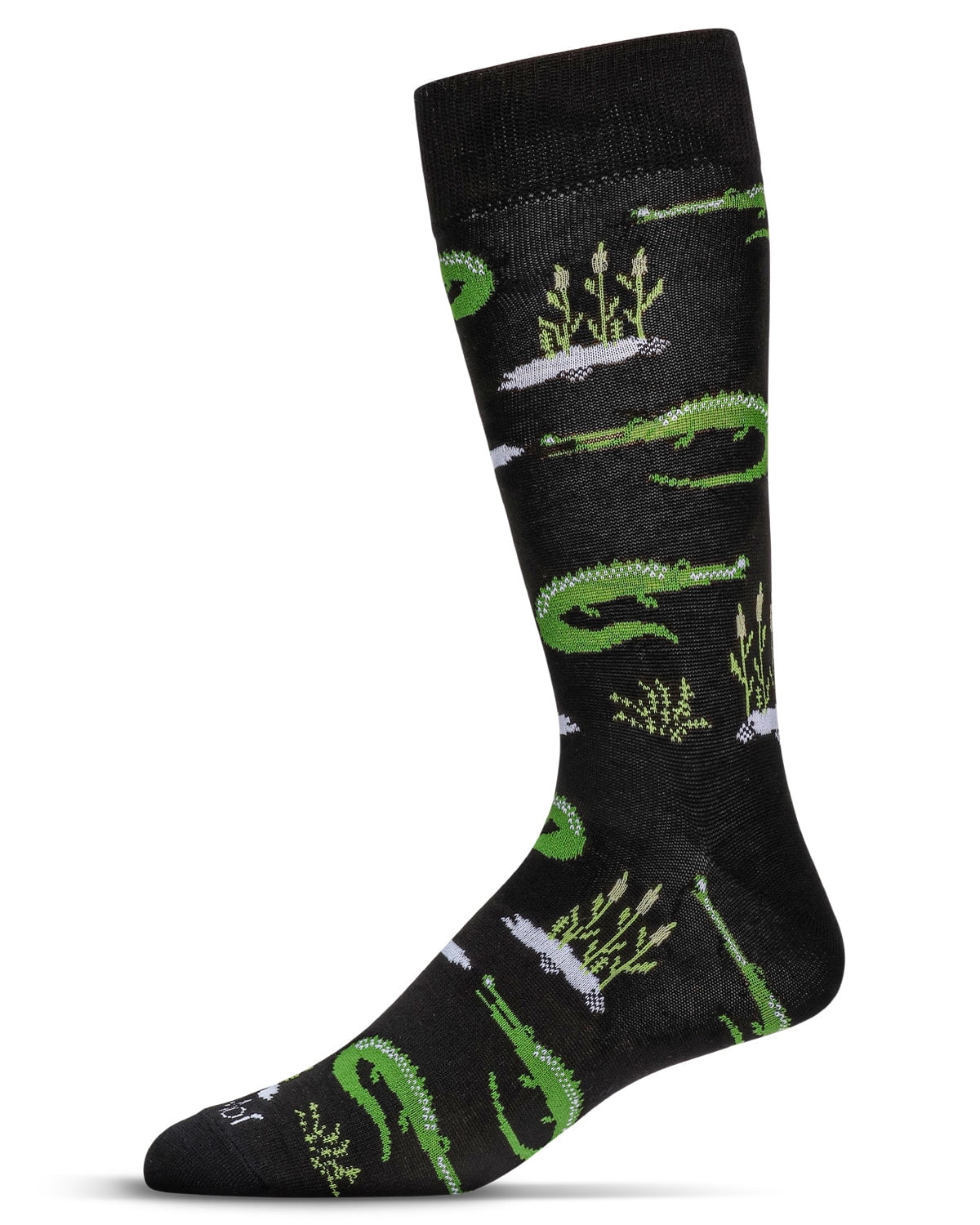 MeMoi Men's Alligators Bamboo Crew Socks - Mens - Male, 10-13, Aqua ...