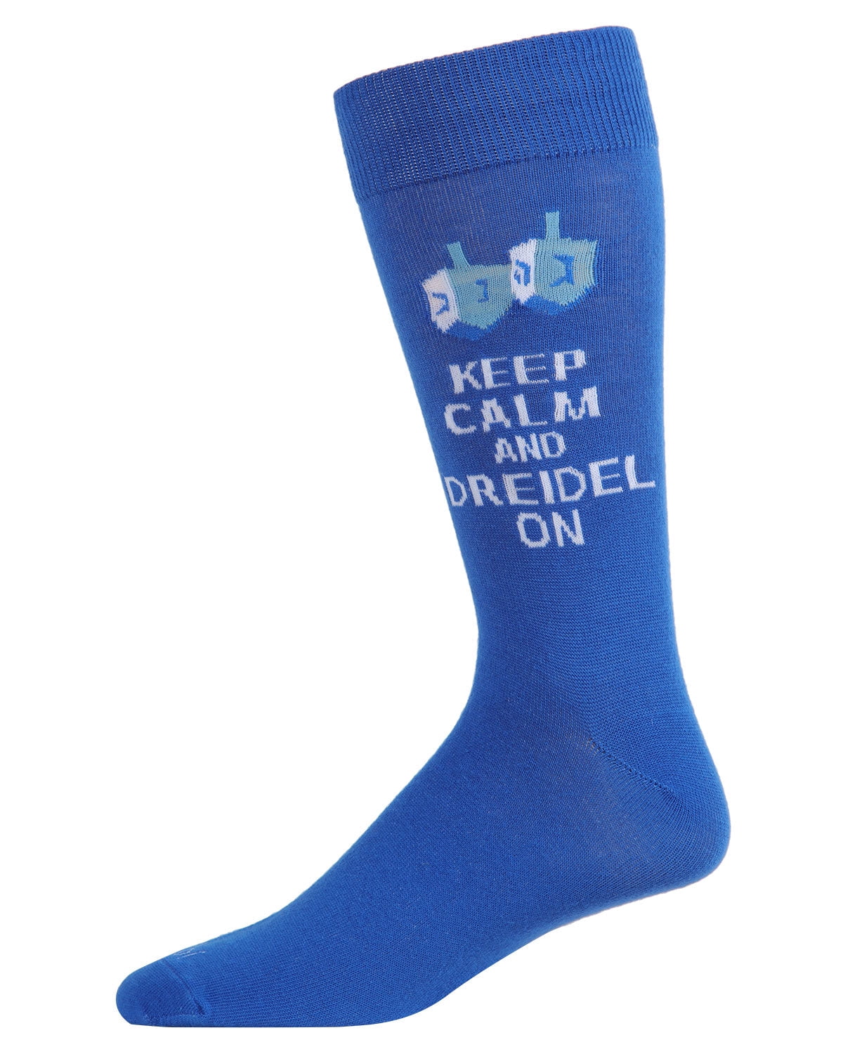 MeMoi Men's Keep Calm and Dreidel On Hanukkah Novelty Crew Sock - Mens ...