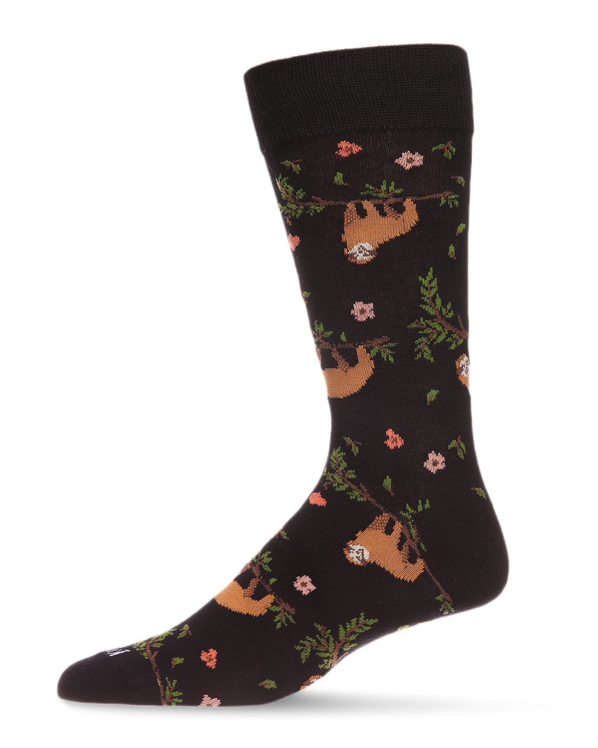 MeMoi Men's Superb Sloth Bamboo Blend Novelty Crew Sock - Mens - Male ...