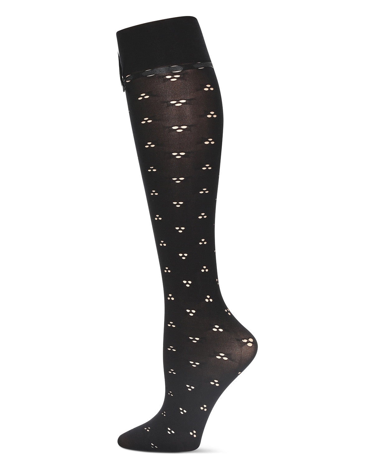 MeMoi Pointelle Back Tie Knee High Sock - Mens - Male - Walmart.com