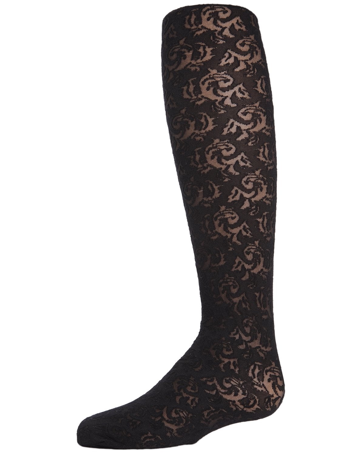 MeMoi Sheer Vine Opaque Tights - Girls - Female - Walmart.com