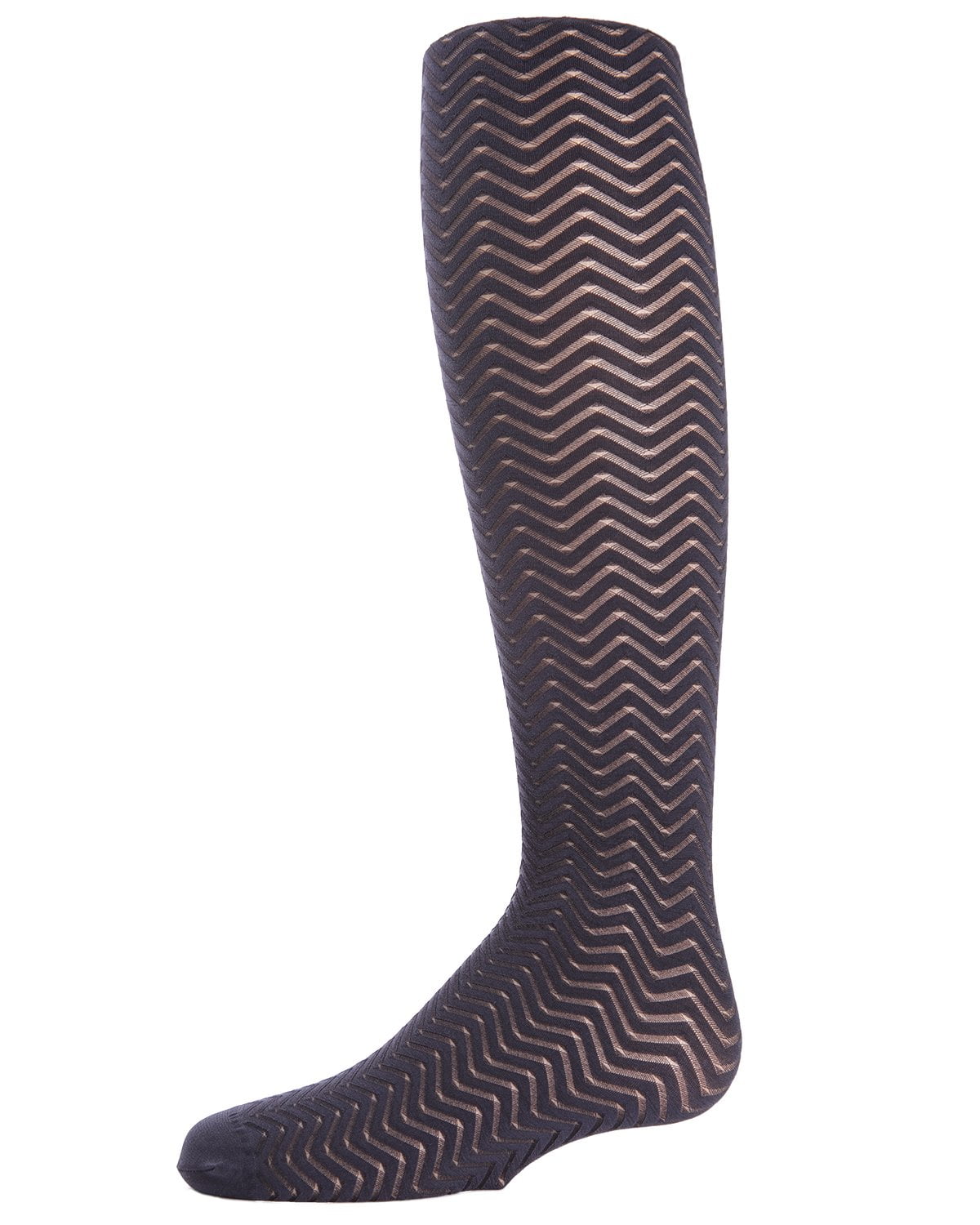 MeMoi Sheer Wave Chevron Tights - Girls - Female - Walmart.com