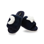 Silver StepsTM Indoor LED Light-Up Slippers - Blue, Size XL - Walmart.com