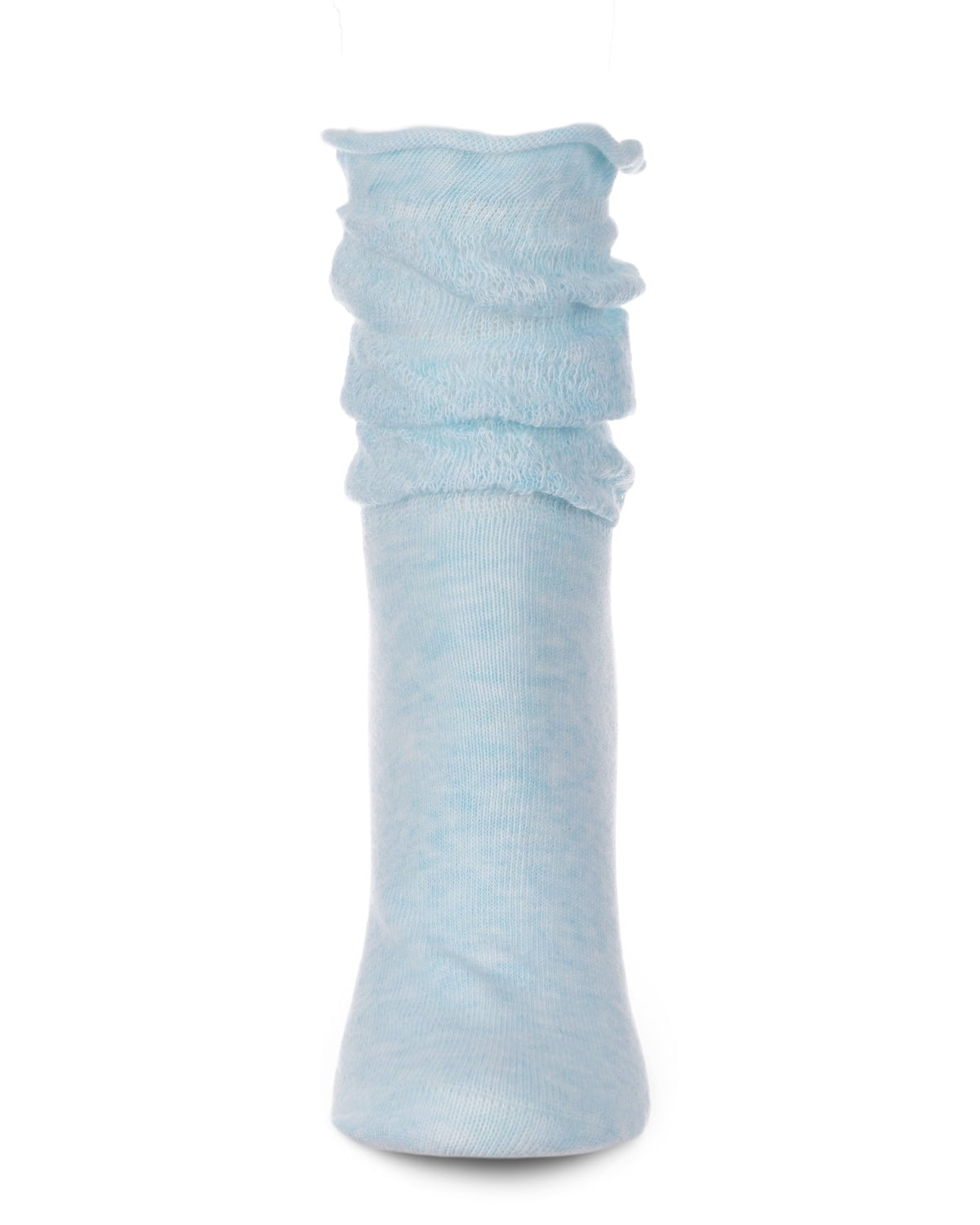 MeMoi Subtle Slouch Cotton Blend Roll Cuff Ankle Socks - Womens ...