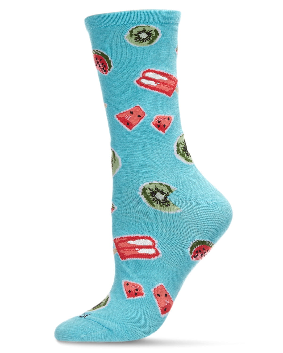 MeMoi Sweet & Fruity Bamboo Blend Crew Socks - Womens - Female, 9-11 ...