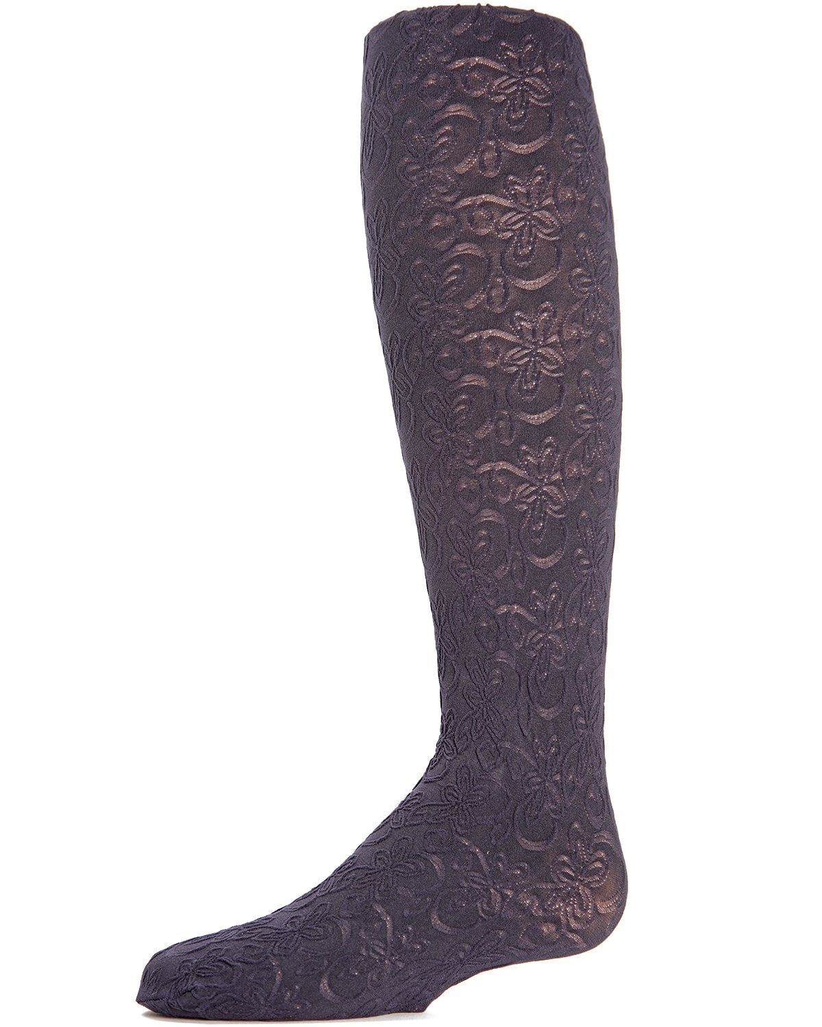 MeMoi Swirled Floral Girls Opaque Tights - Girls - Female - Walmart.com