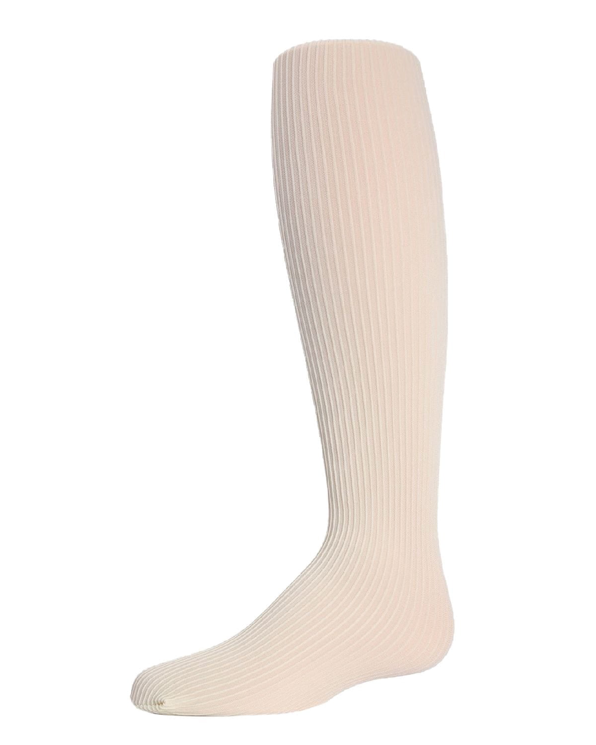 MeMoi Textured Toes Ribbed Tights - Girls - Female, 10-12, Ivory ...