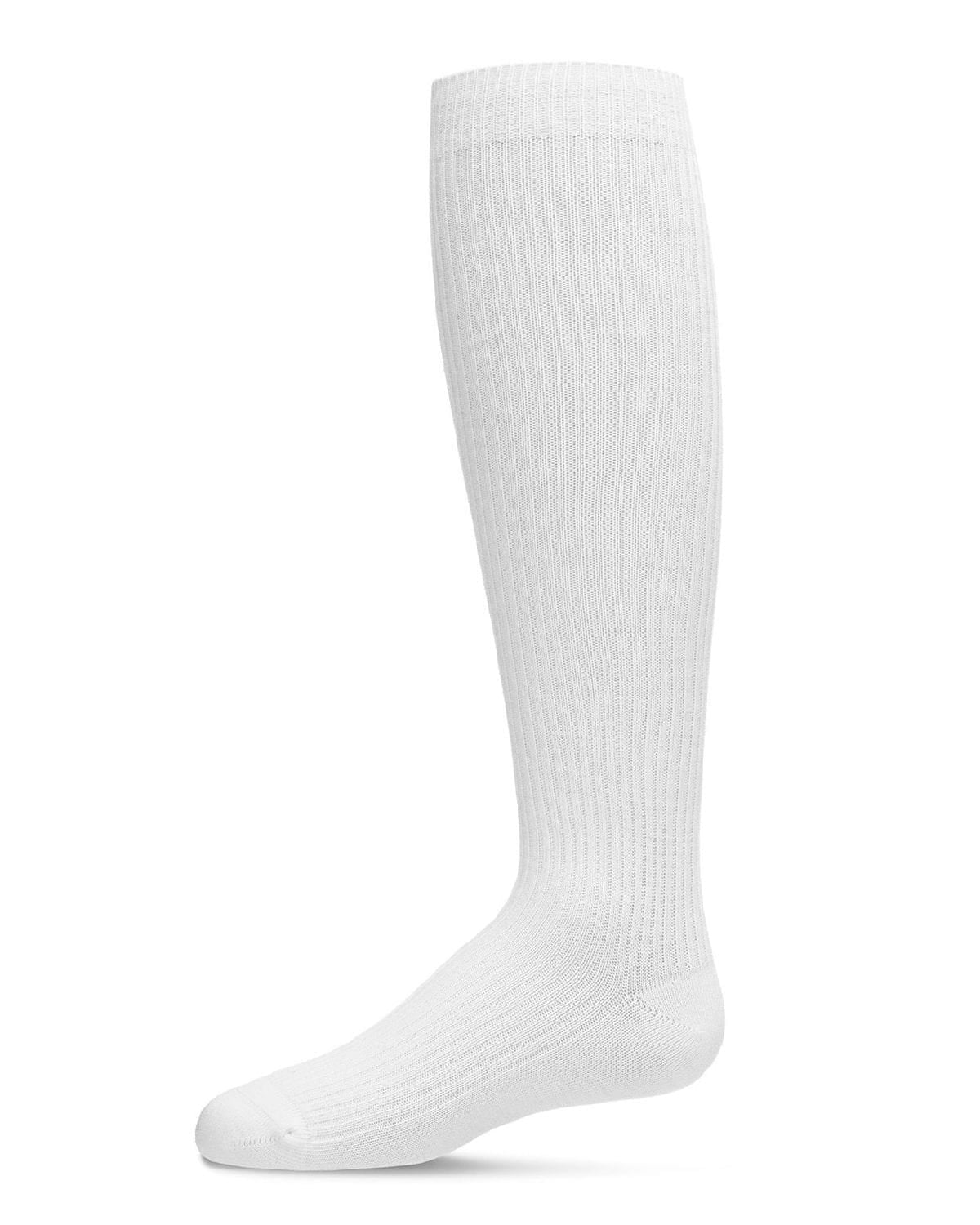 MeMoi Thin Ribbed Cotton Blend Knee High Sock - Girls - Female, 2 ...