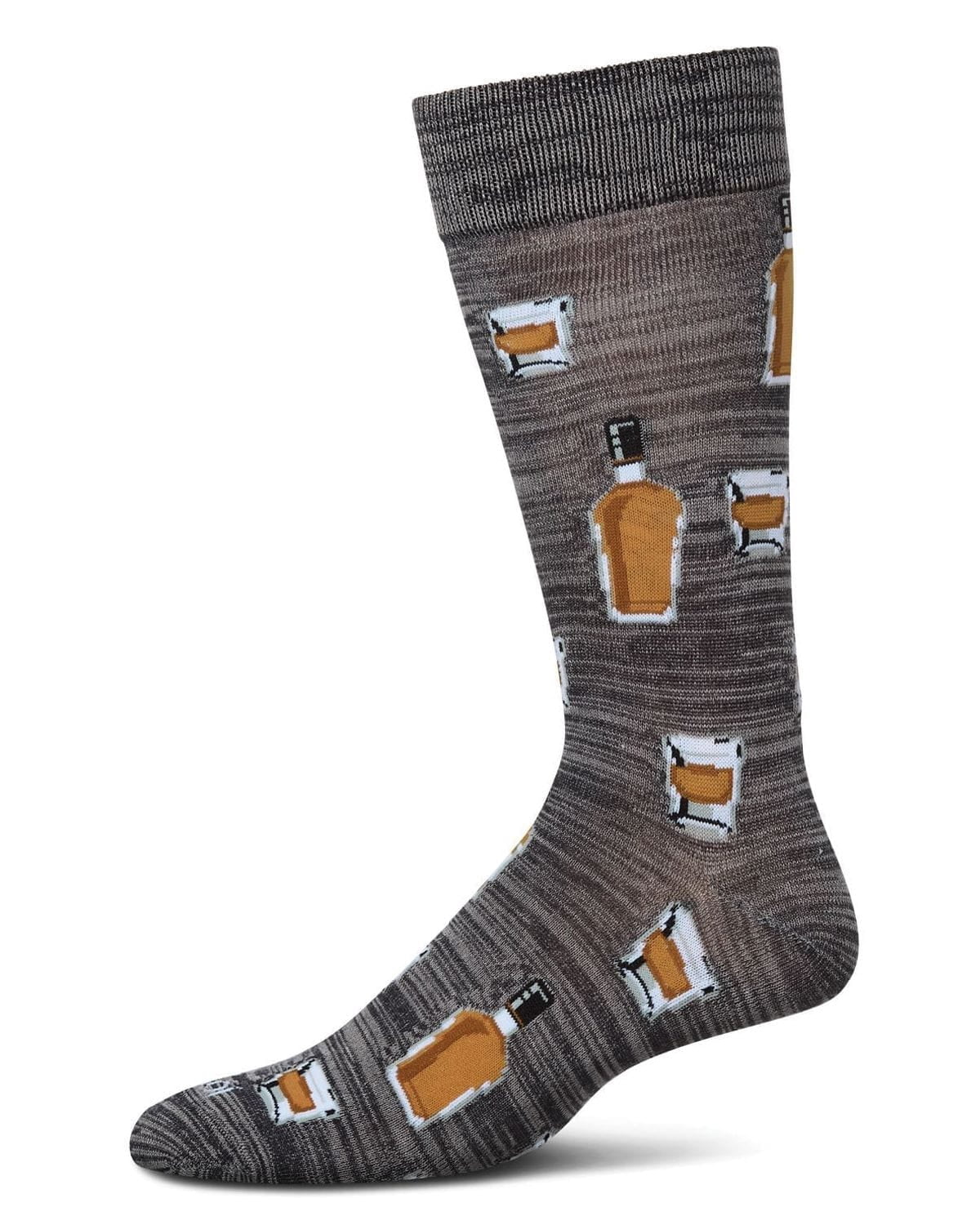 MeMoi Whiskey Bar Conversational Bamboo Blend Men's Socks - Mens - Male ...