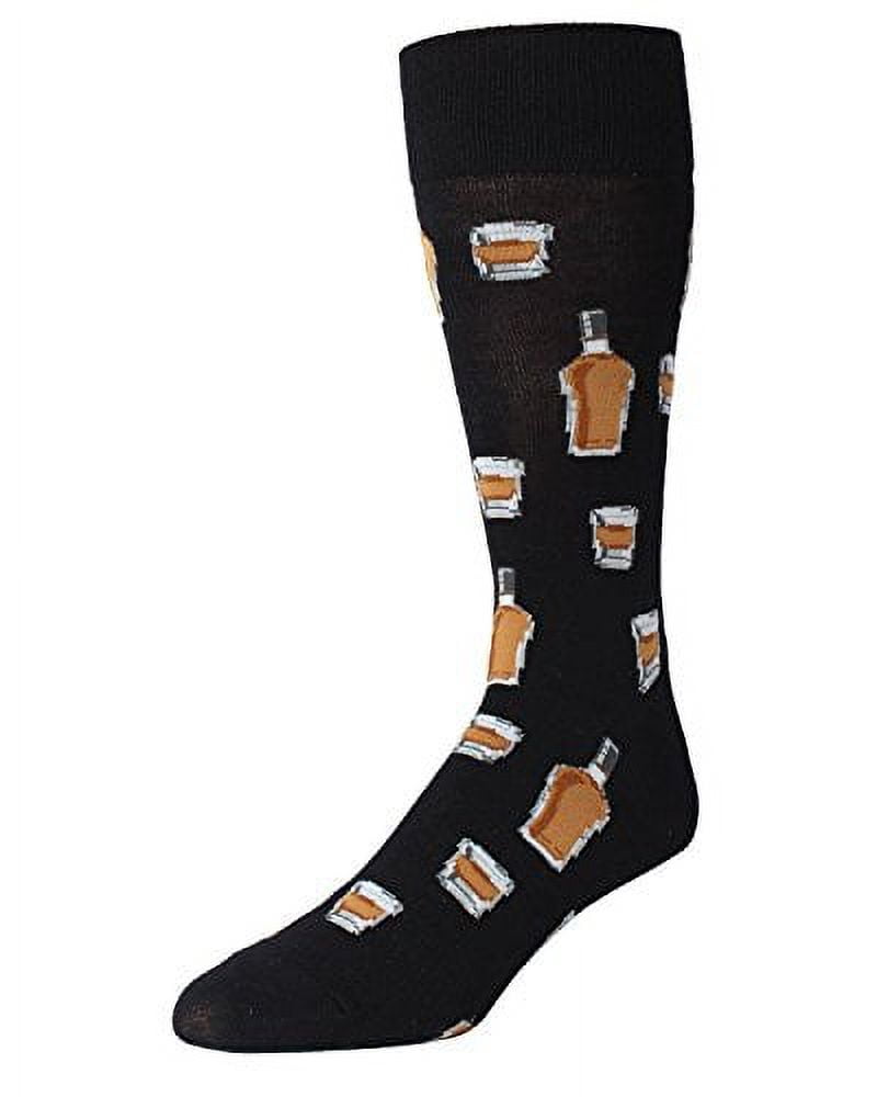MeMoi Whiskey Bar Conversational Bamboo Blend Men's Socks - Mens - Male ...