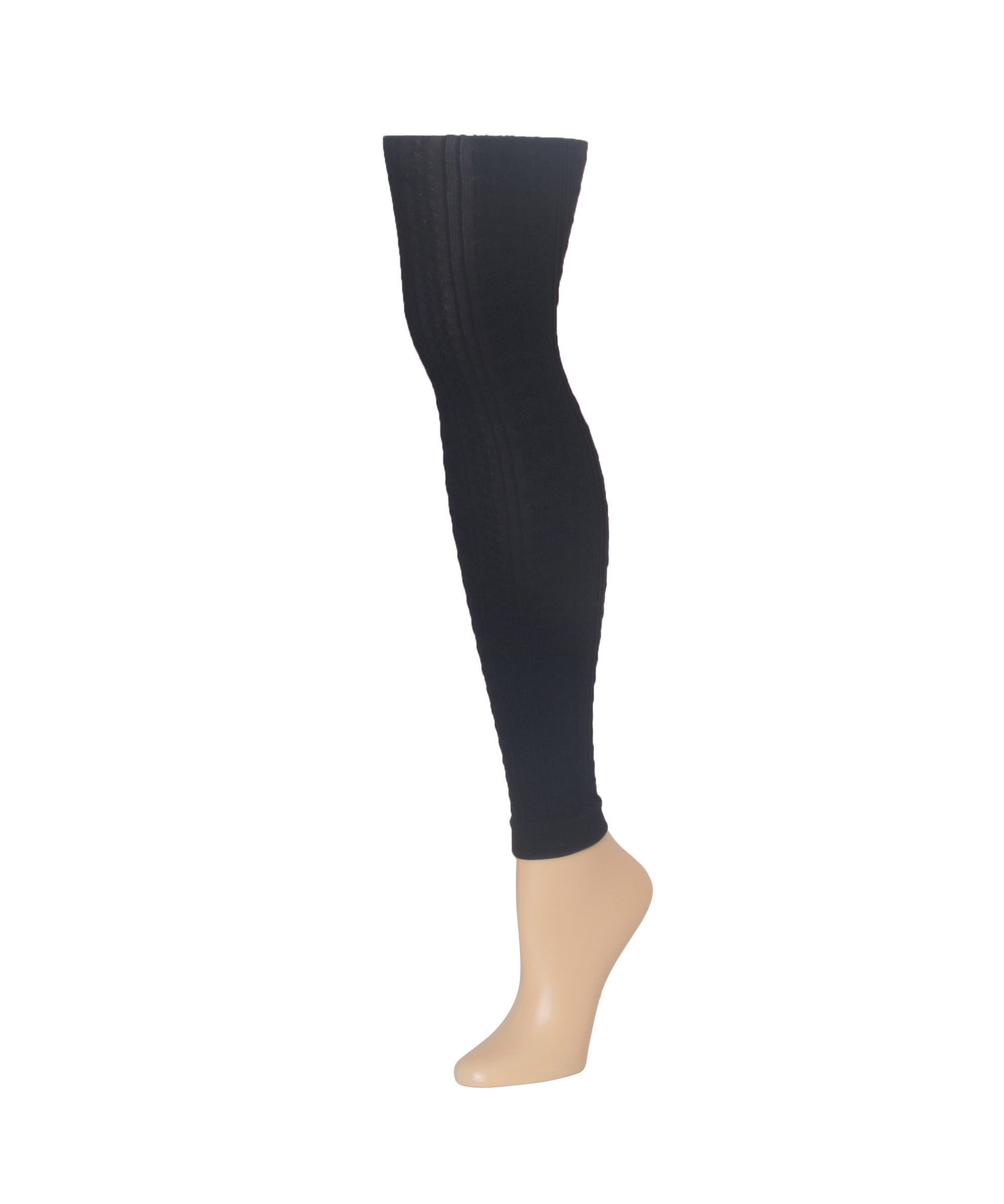 MeMoi Textured Semi-Opaque Footless Tights - Womens - Female, Q1/Q2 ...