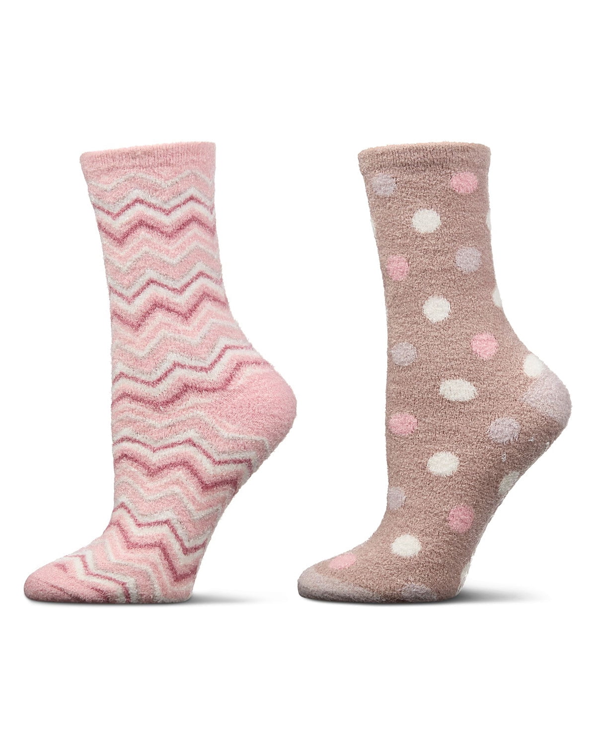 MeMoi Women's 2 Pair Pack Aloe Infused Non-Skid Spa Socks - Womens ...