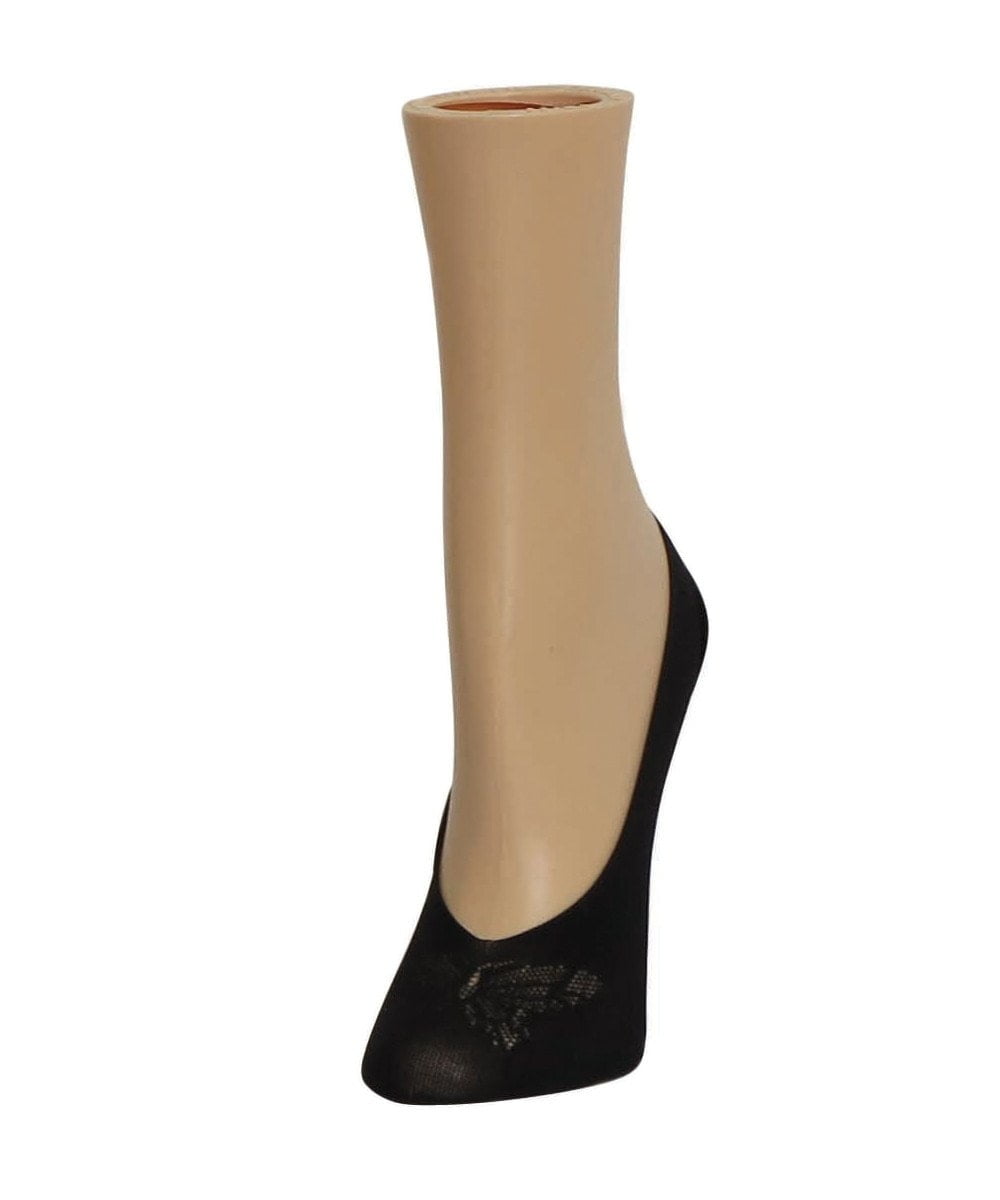 MeMoi Women's Butterfly Front No Show Liner Socks - Womens - Female ...