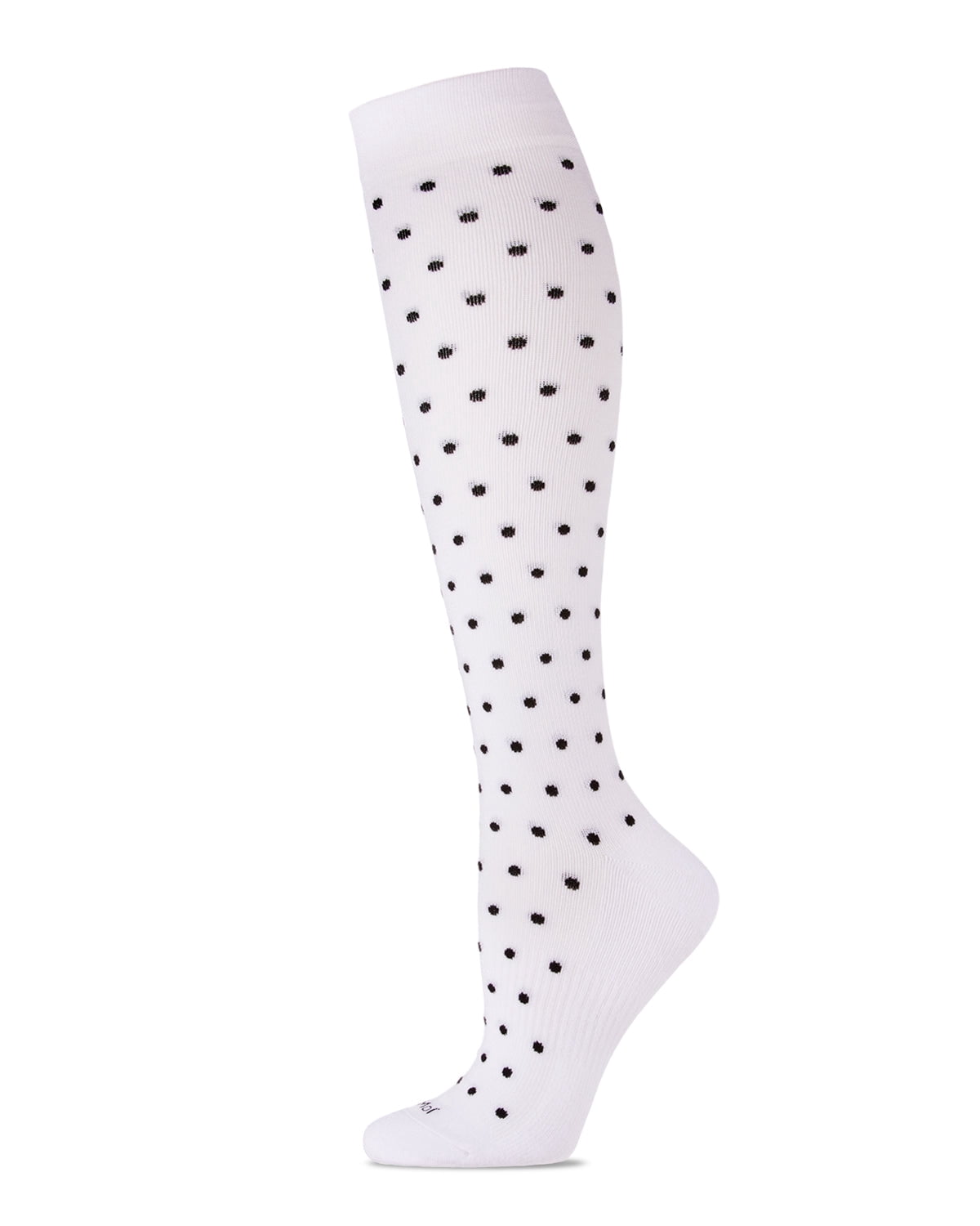 MeMoi Women's Classic Polka Dots Bamboo Blend 8-15mmHg Graduated ...