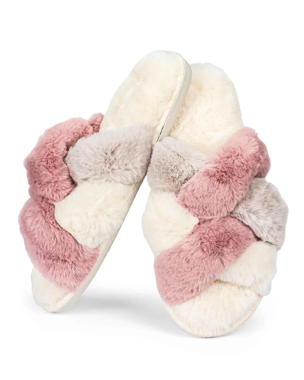 MeMoi Women's Multi Weave Plush Slippers - Womens - Female - Walmart.com
