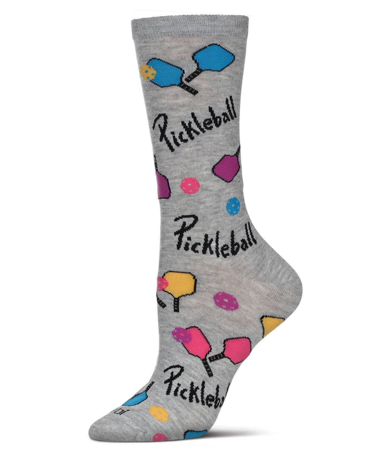 MeMoi Women's Pickleball Paddle Rayon From Bamboo Crew Socks - Womens ...