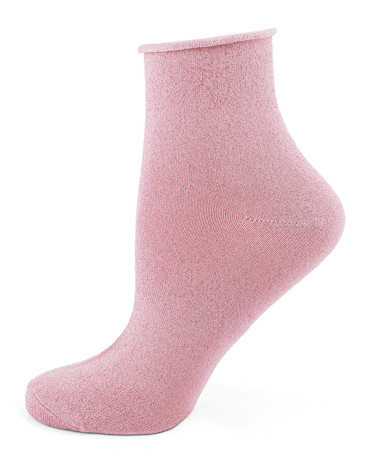 MeMoi Women's Shimmer Roll Top Shortie Socks - Mens - Male - Walmart.com