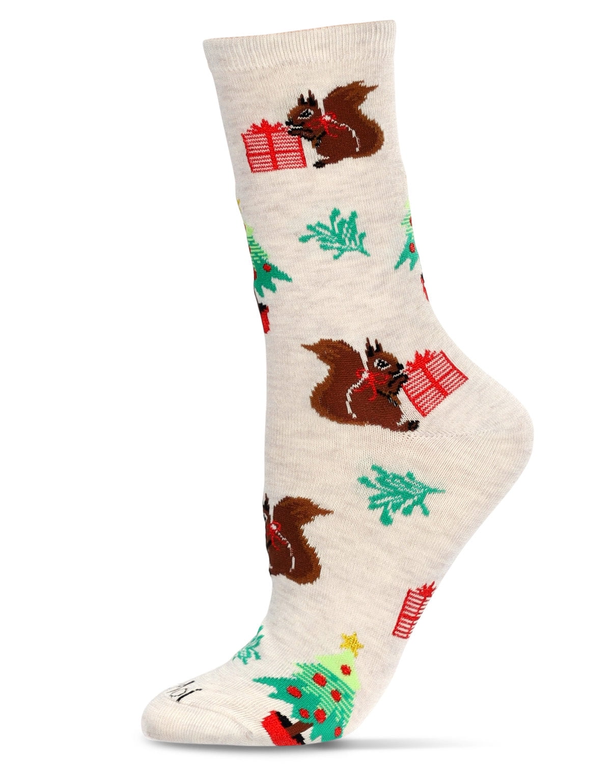 MeMoi Women's Squirrels Holiday Crew Socks - Mens - Male - Walmart.com