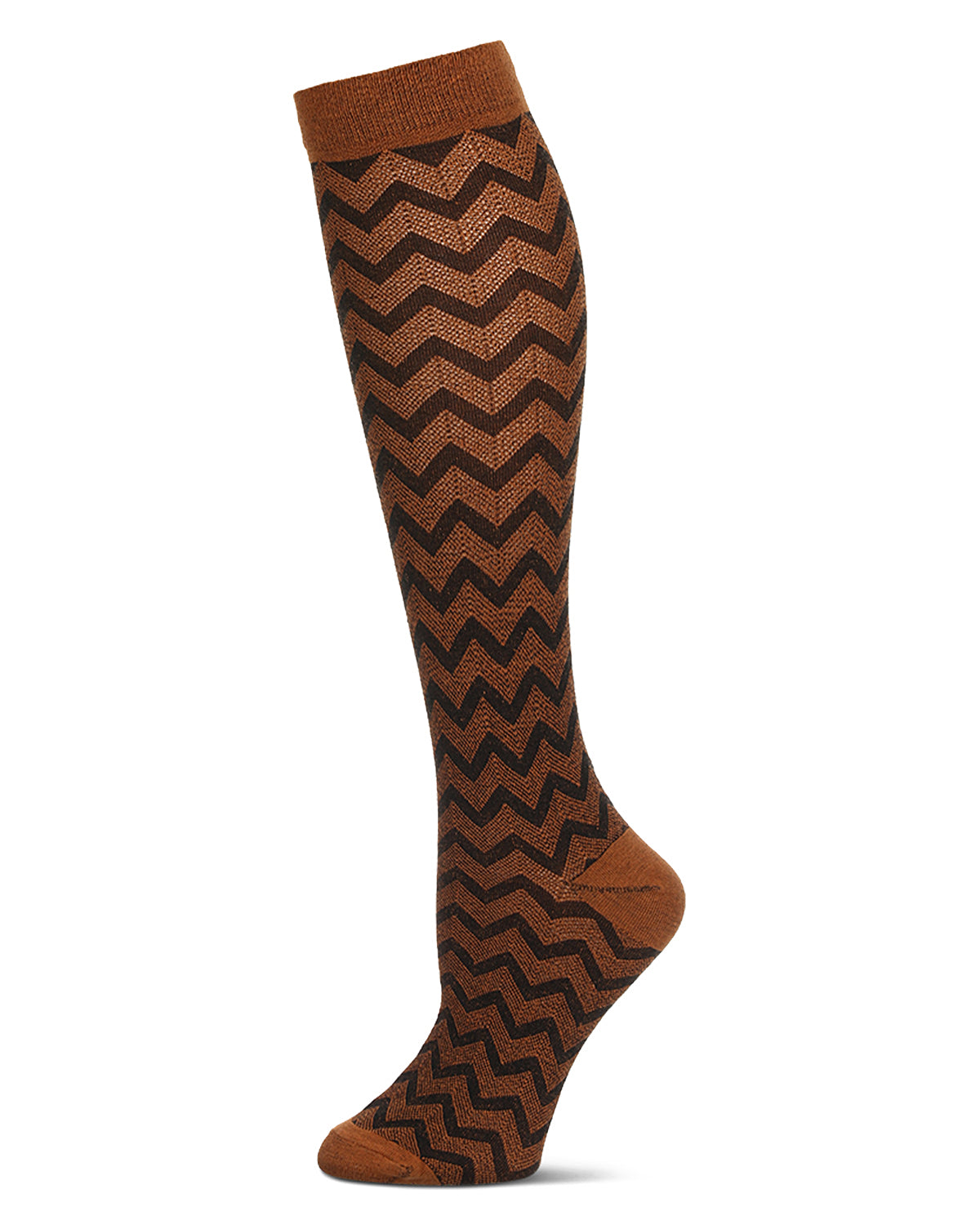 MeMoi Zagtrast Two-Tone Cotton Blend Knee High Sock - Mens - Male ...
