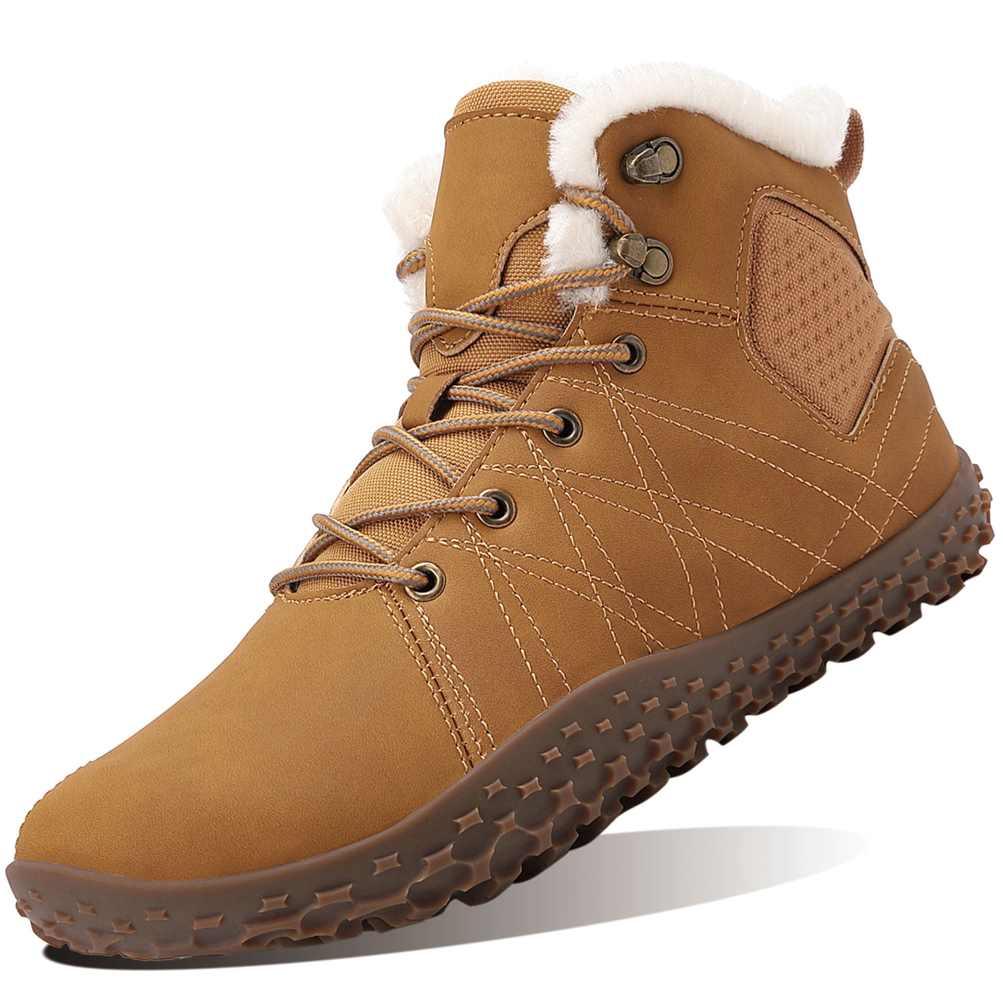 Ecetana Mens Wide Toe Snow Boots Lightweight Waterproof Winter Boots ...