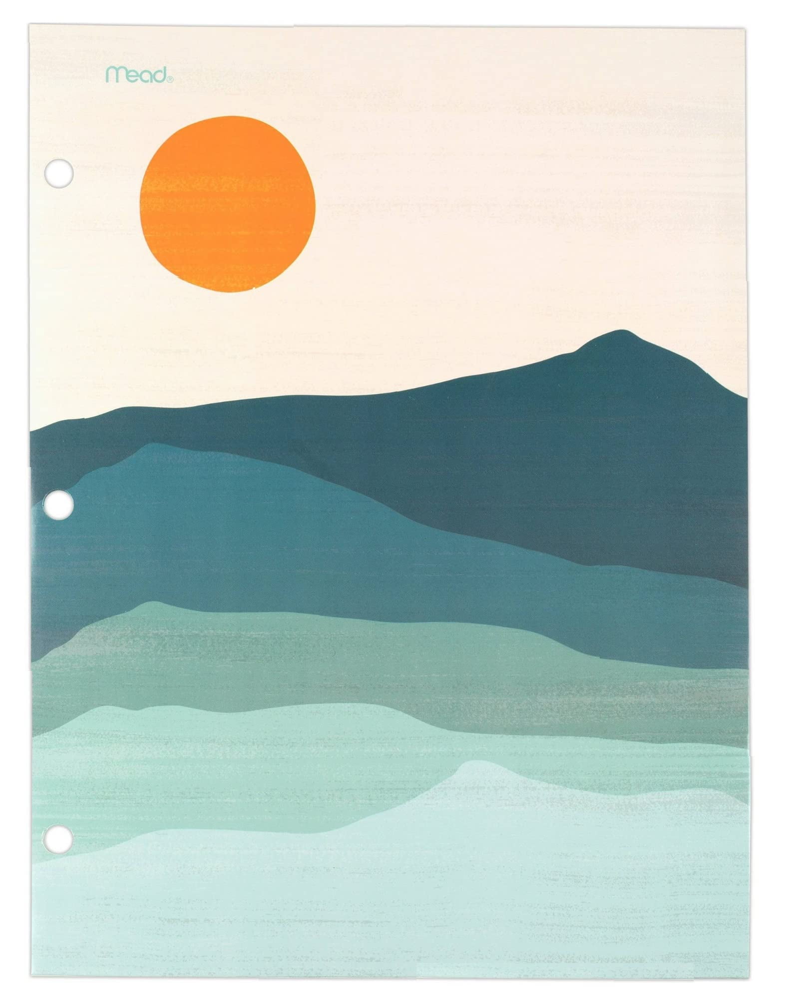 Mead 2 Pocket Portfolio Modern Landscapes (Mountains2) - Walmart.com