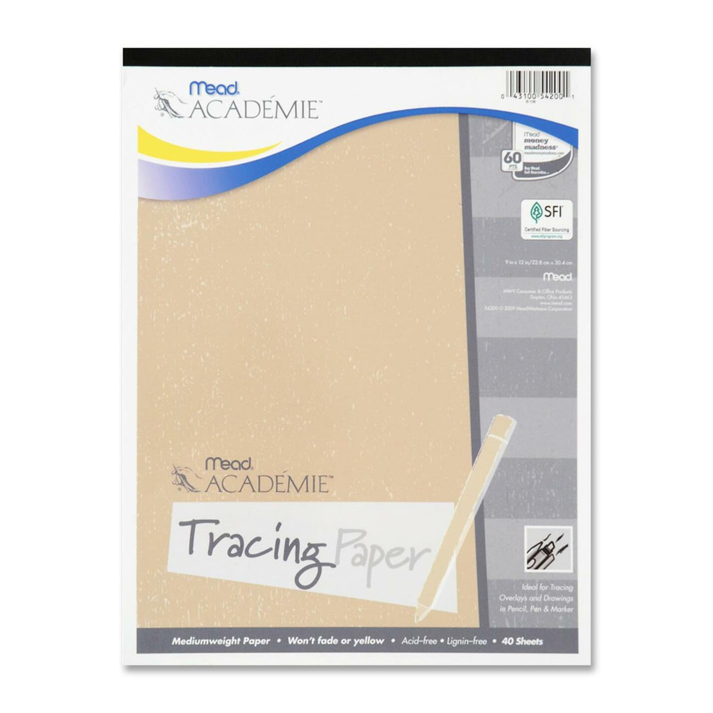 Academie Tracing Paper Pad - Walmart.com