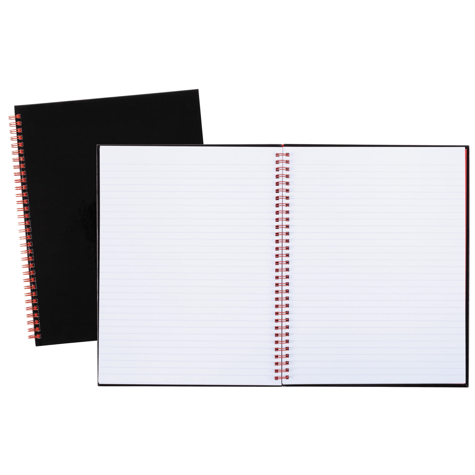 Black n' Red Hardcover Business Notebook, Twin Wire, 70 Sheets, 11" x 8 ...