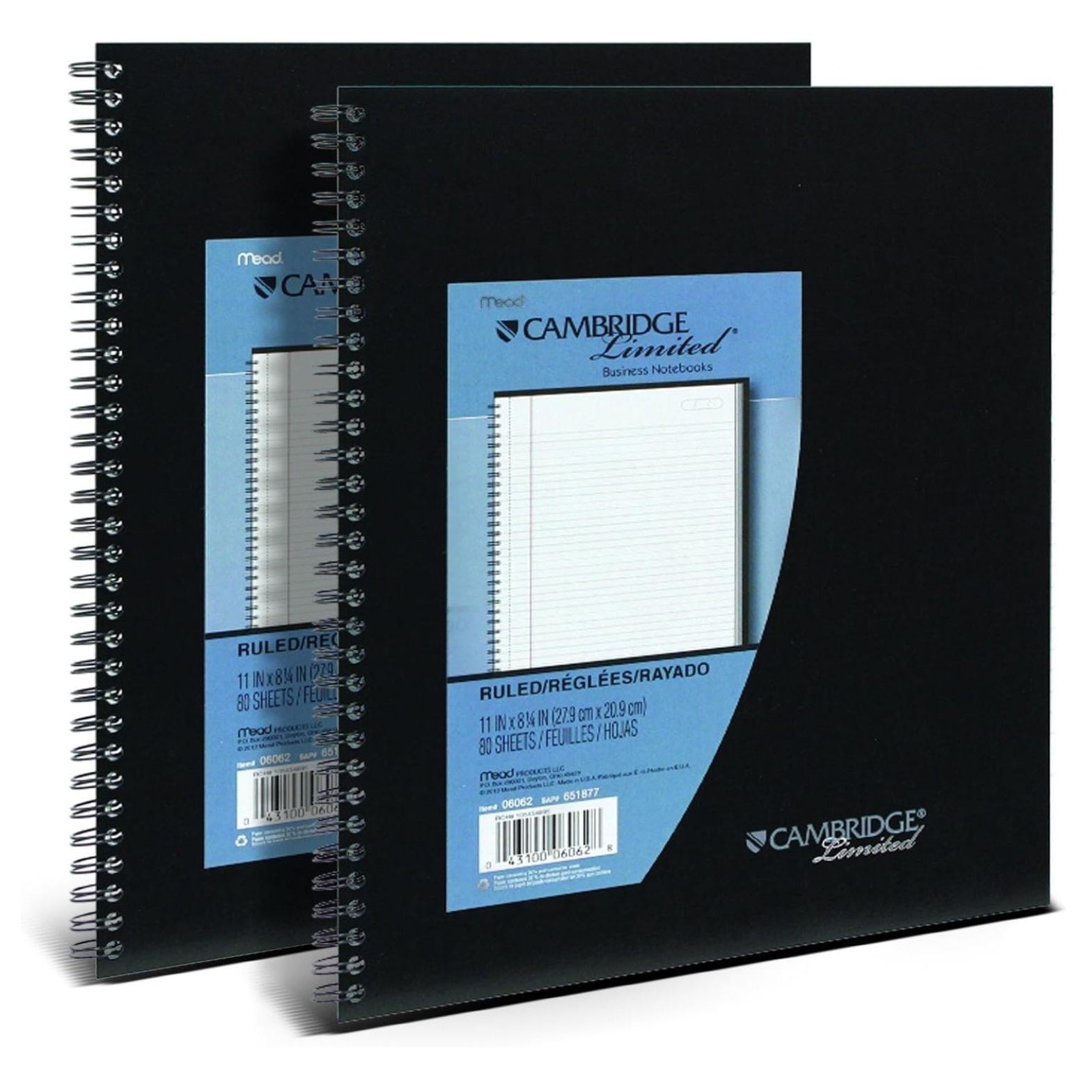 Mead Cambridge Limited Business Notebooks, Legal Ruled, 1 Subject ...
