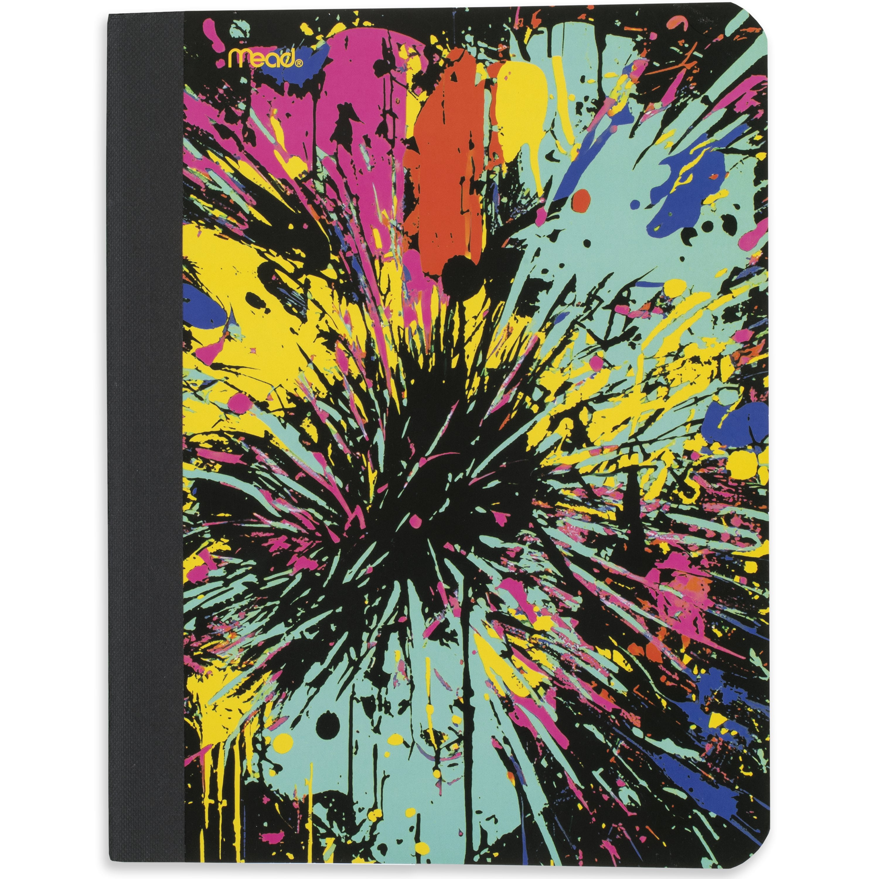 Mead Street Splatter Composition Book, College Ruled, 80 Sheets, 7.5" x ...