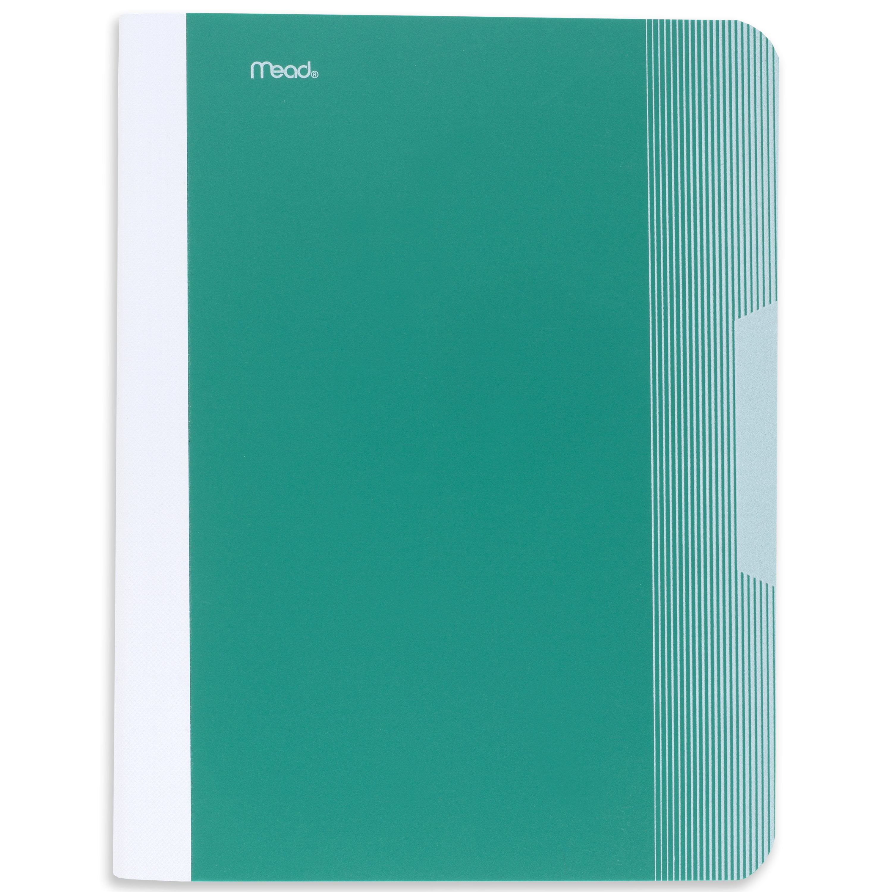 Mead Composition Book, College Ruled, Plastic Cover, 80 Sheets, 7.5" x ...
