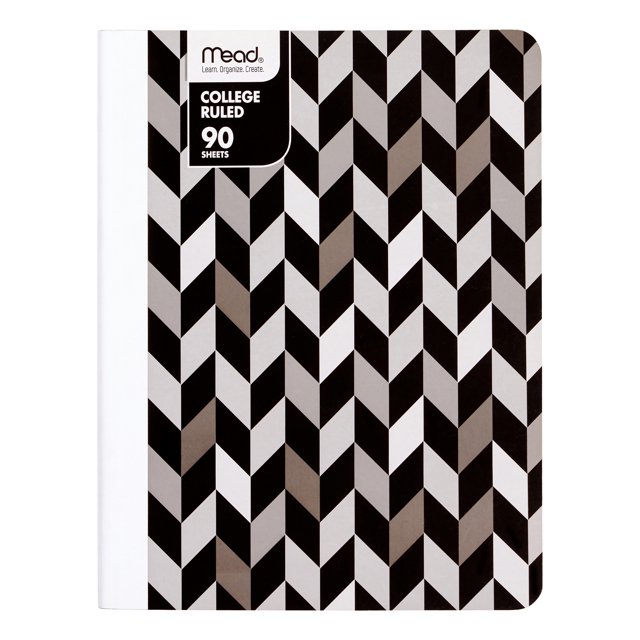 Mead Fashion Composition Book, Black - Walmart.com