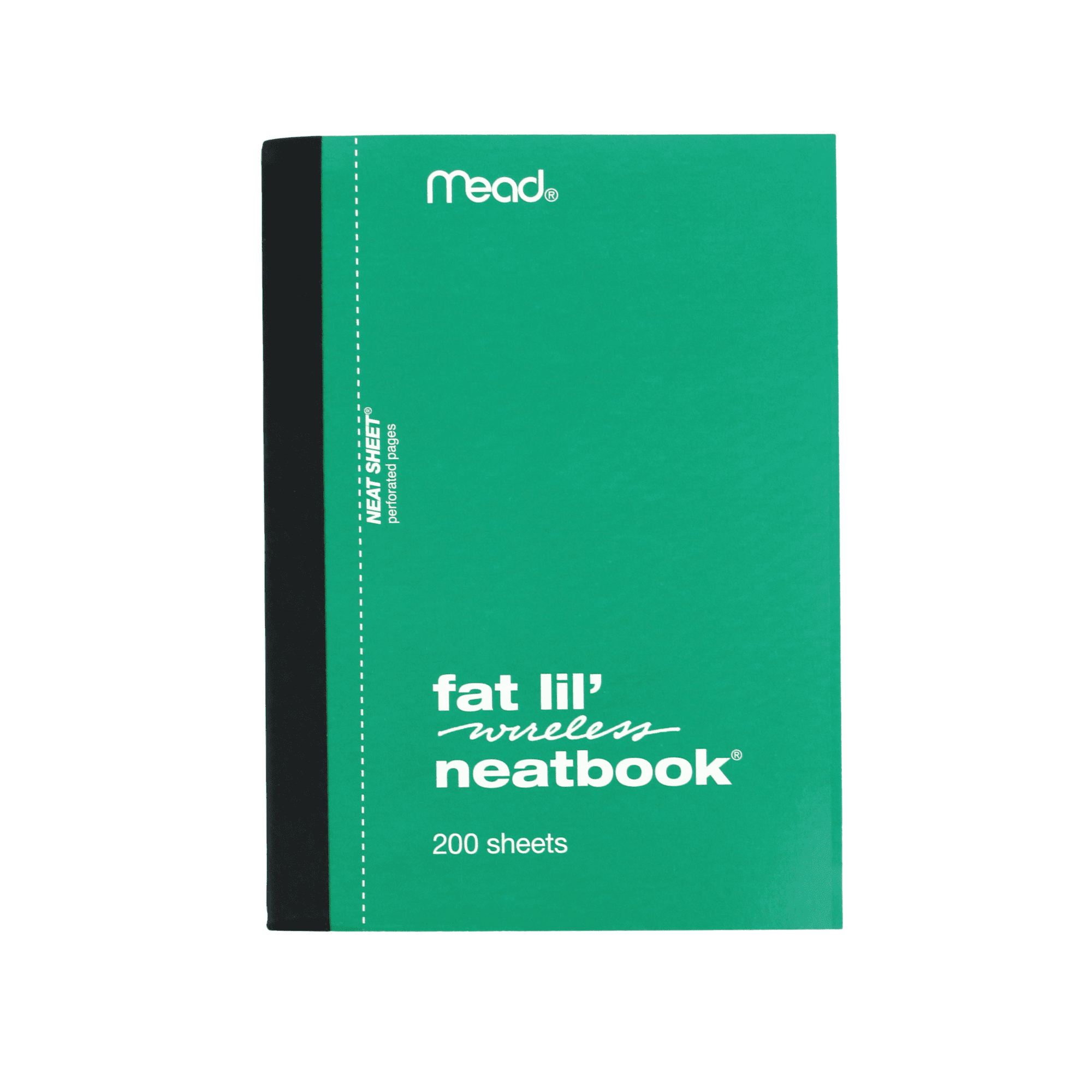 Mead Fat Lil' Neatbook: 4 in. x 5-1/2 in. (Green) - Walmart.com