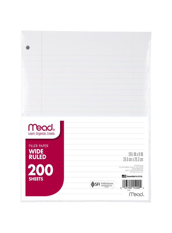 Notebook Paper in Paper - Walmart.com